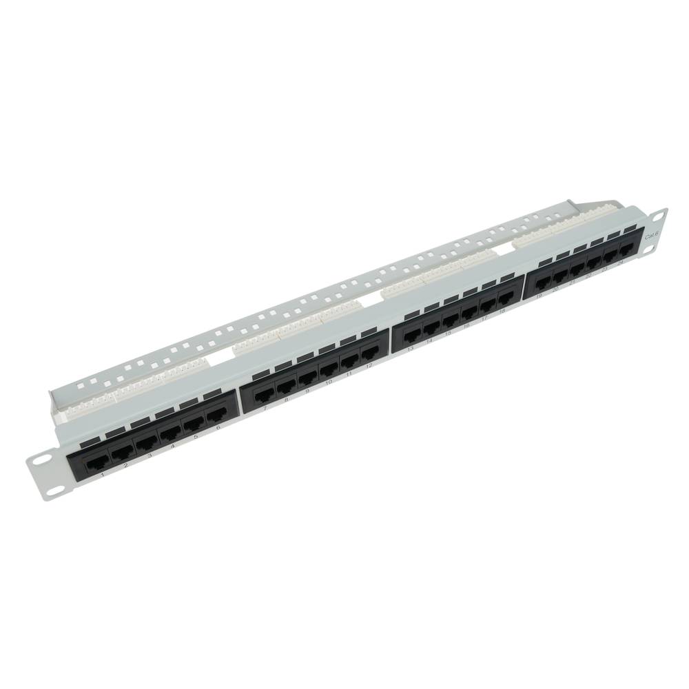 RACK PATCH PANEL CAT.6 UTP 24 PORT - Sve za sigurnost